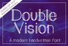 Double Vision - A modern handwritten font - So Fontsy