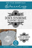 Down Syndrome Support Squad svg with Split Flower Frame - So Fontsy