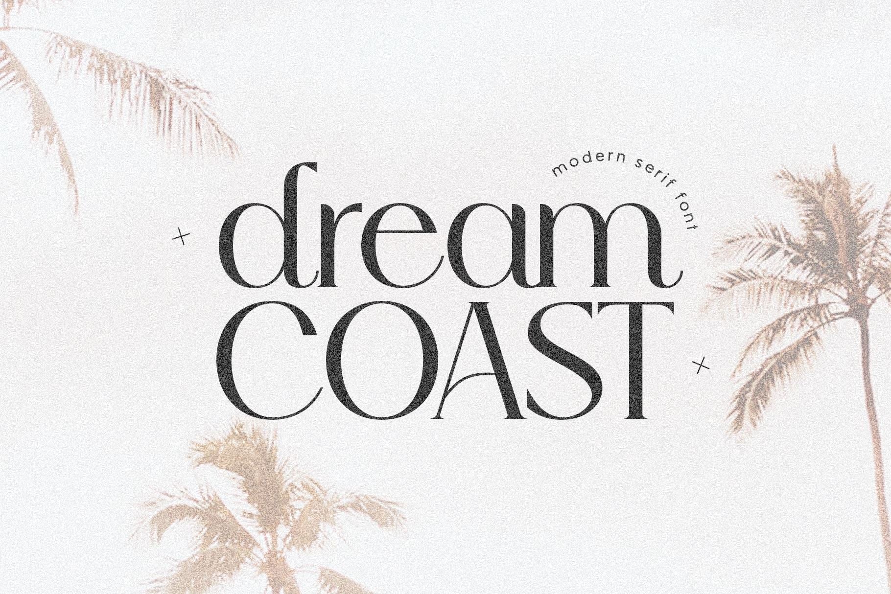 Dream Coast - Modern Serif Font - So Fontsy