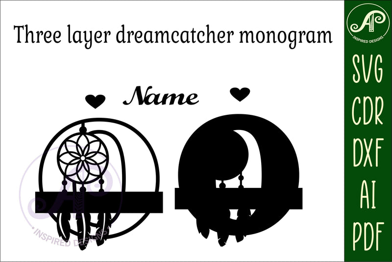Dreamcatcher monogram letter O SVG cut file - So Fontsy