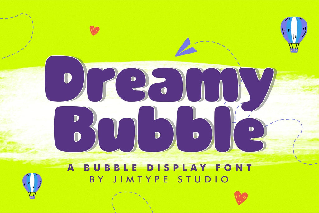 Dreamy Bubble - Display Cricut Font - So Fontsy