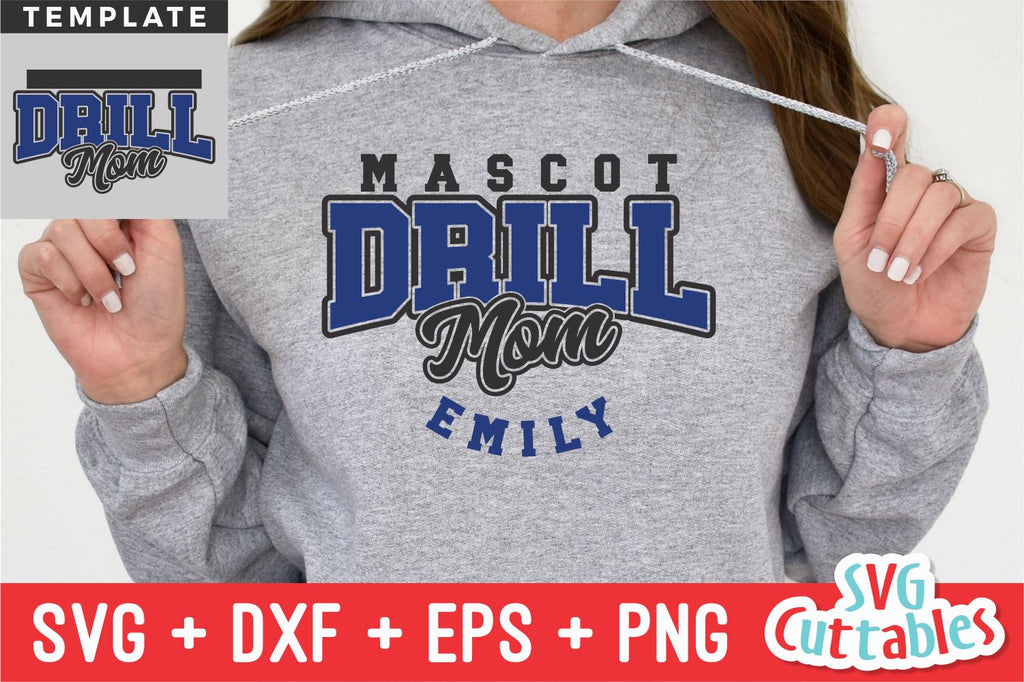 Drill svg - Drill Team Cut File - Drill Mom Template 004 - svg - eps ...