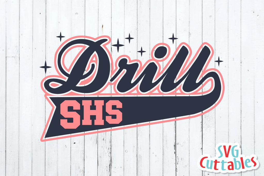 Drill svg - Drill Team Cut File - Drill Template 008 - svg - eps - dxf ...