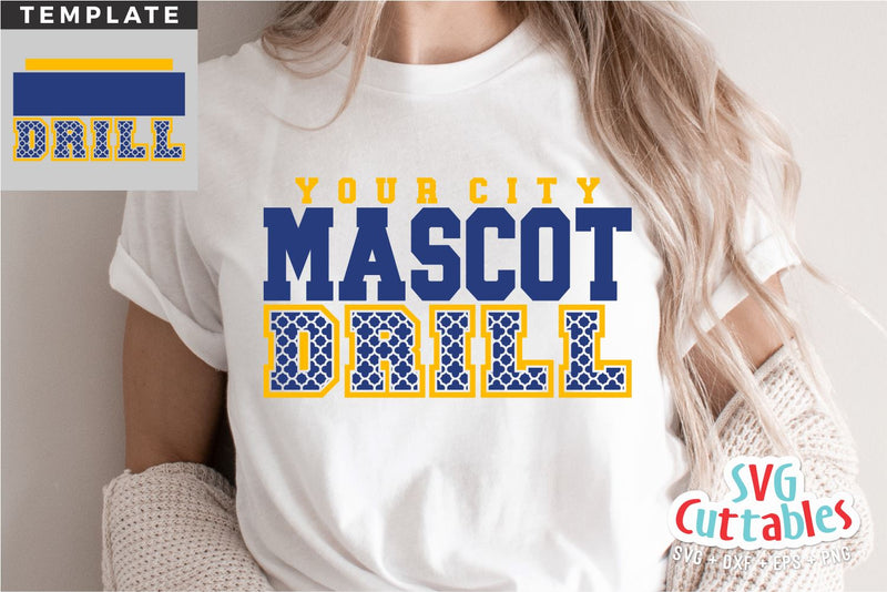 Drill svg - Drill Team Cut File - Drill Template 009 - svg - eps - dxf ...