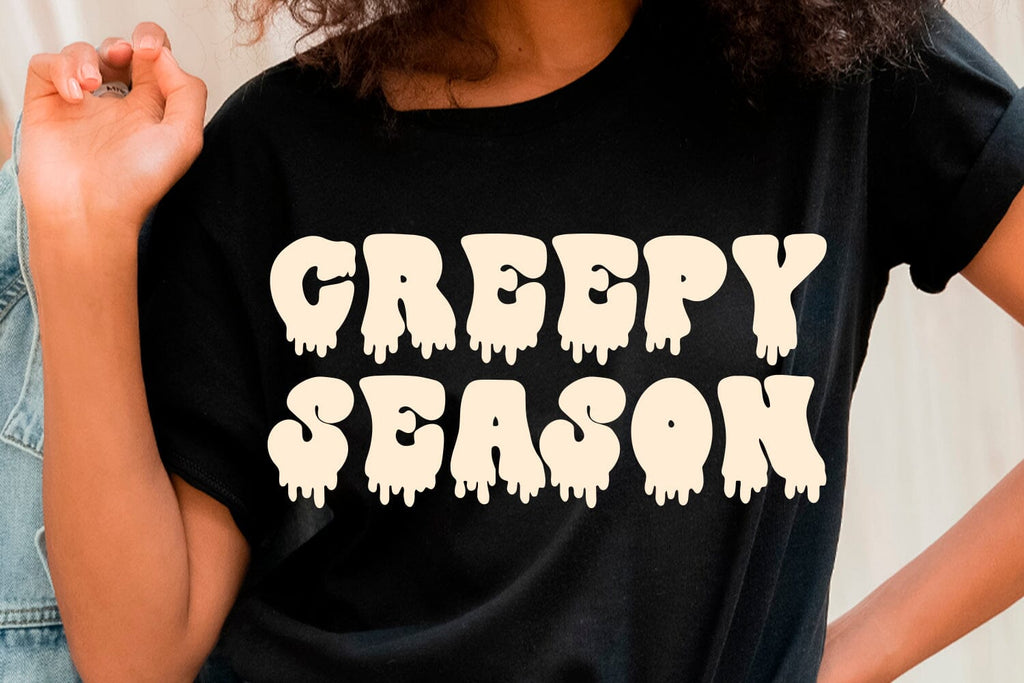 Drip Drop - A Retro Dripping Font - So Fontsy