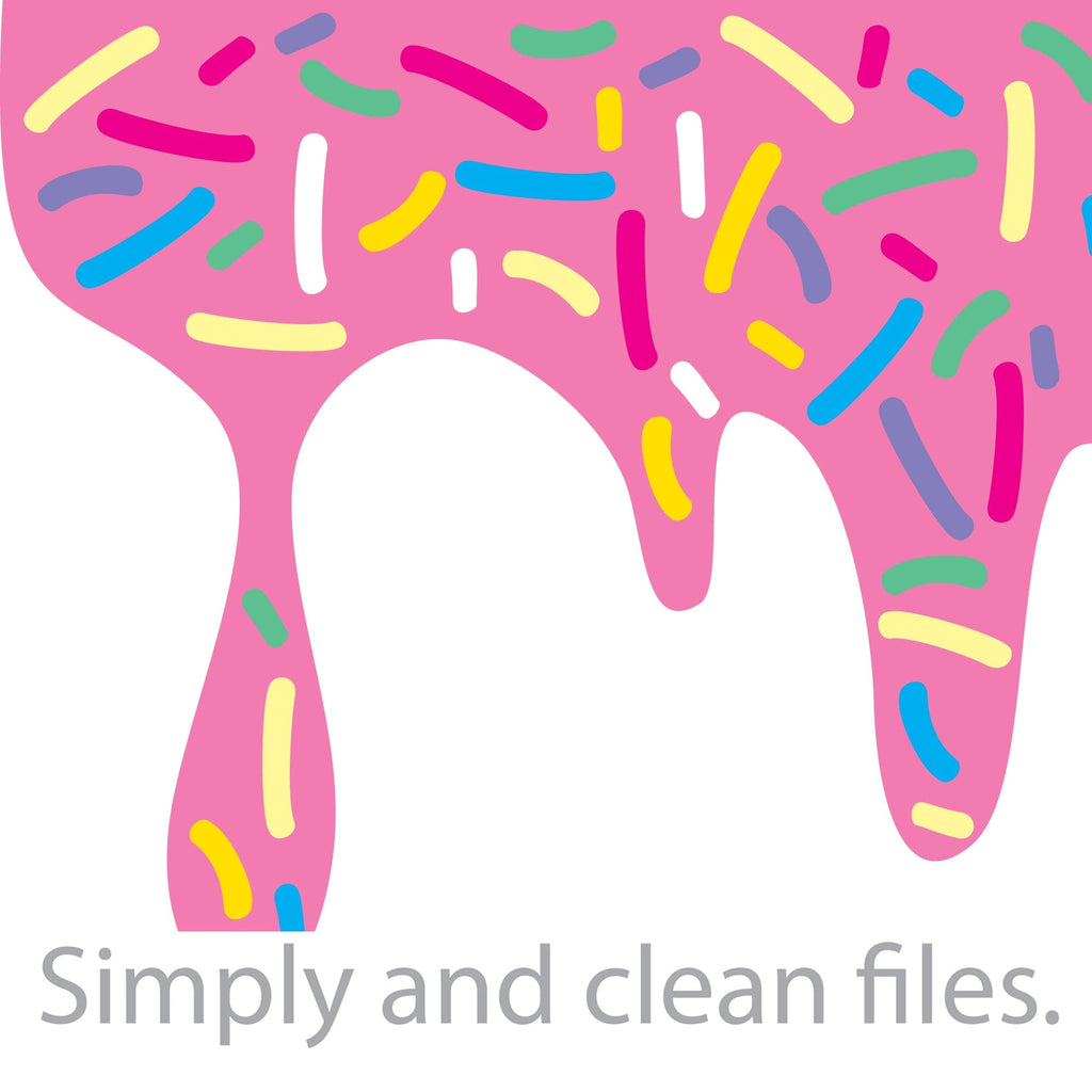 Dripping Donut Glaze. Cut files for Cricut. Clip Art silhouettes (eps ...