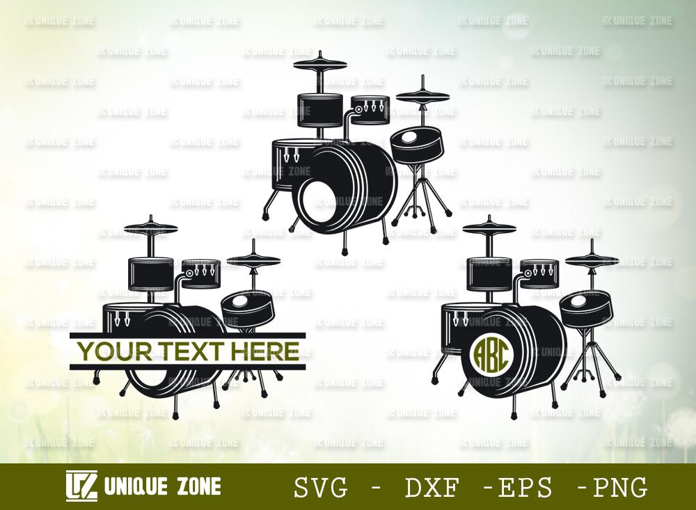 Drums Set Svg | Drumming Svg | Musical Dreams Svg | Musical Instrument ...