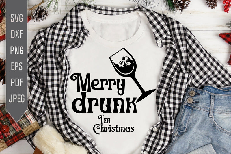 Drunk Christmas Ornament Svg Bundle. Round Christmas Ornaments Svg ...