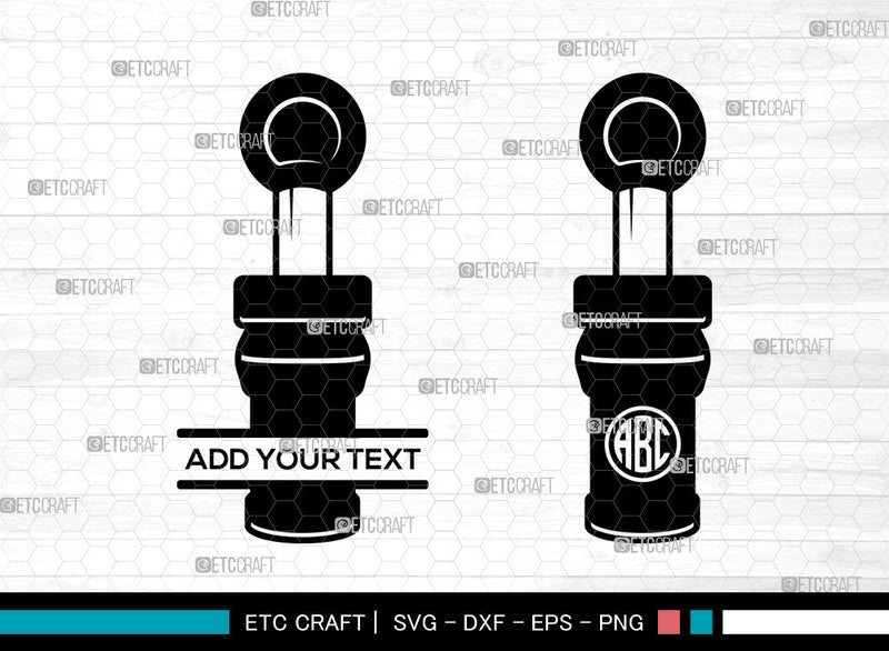 Duck Call Monogram SVG, Duck Call SVG, Duck Whistle Svg, Split Monogram ...