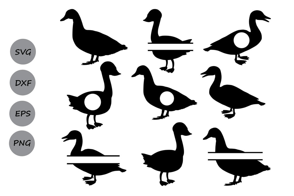 Duck Monogram| Duck SVG Cut Files - So Fontsy