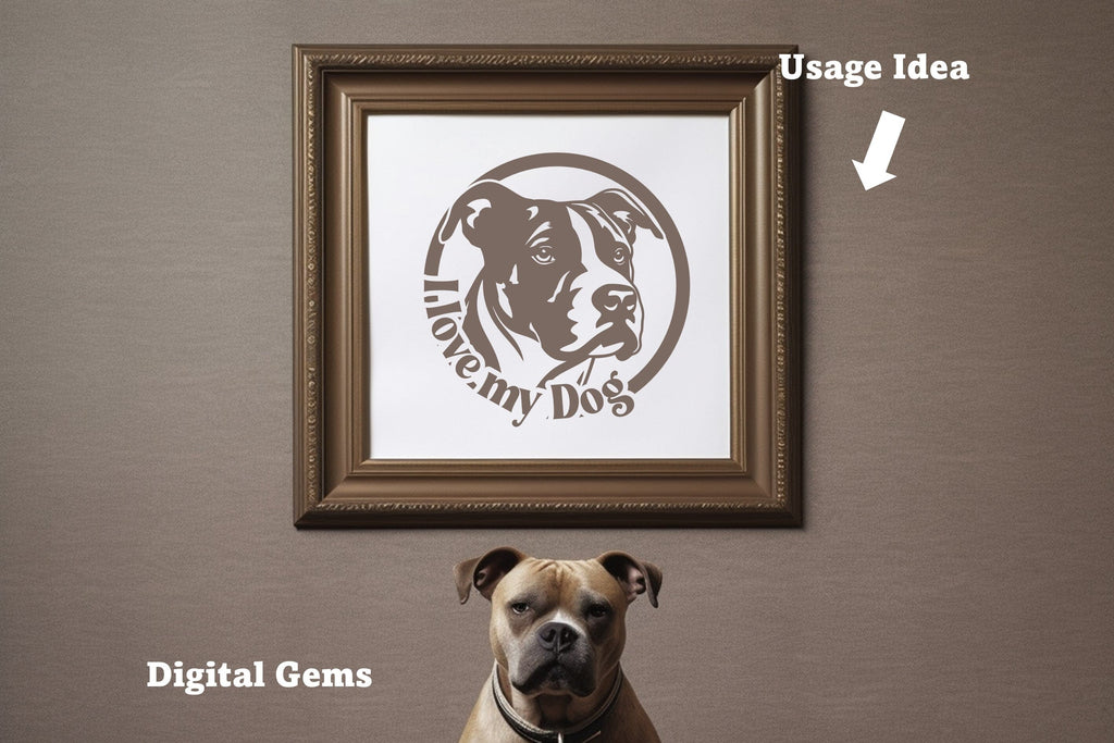 Dynamic Staffordshire Bull Terrier SVG Collection - So Fontsy