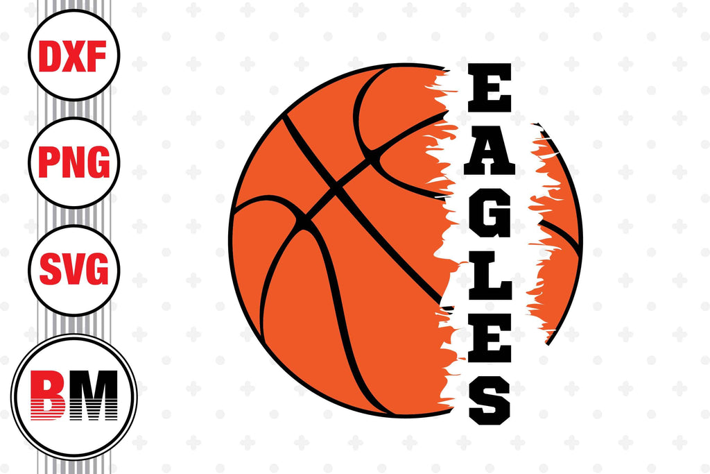 Eagles Basketball SVG, PNG, DXF Files - So Fontsy