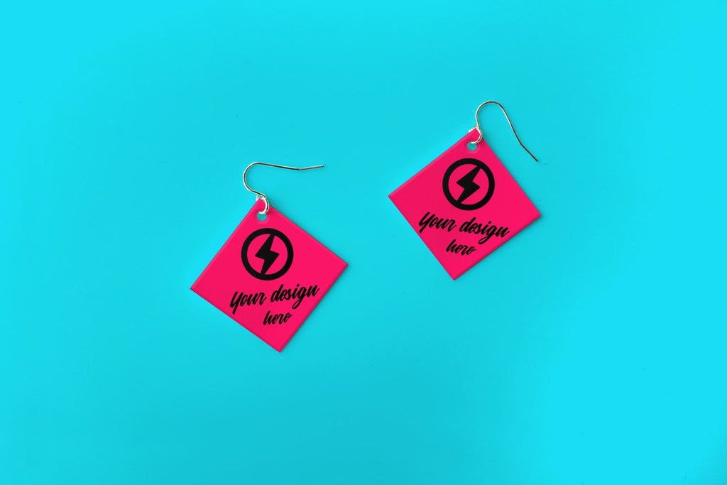 Earring Product Mock Up Set - So Fontsy