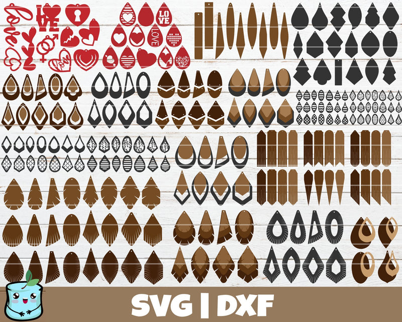 Earrings SVG Bundle - So Fontsy