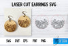 Earrings SVG | Daisy SVG | Laser Cut Files | Engraving SVG - So Fontsy