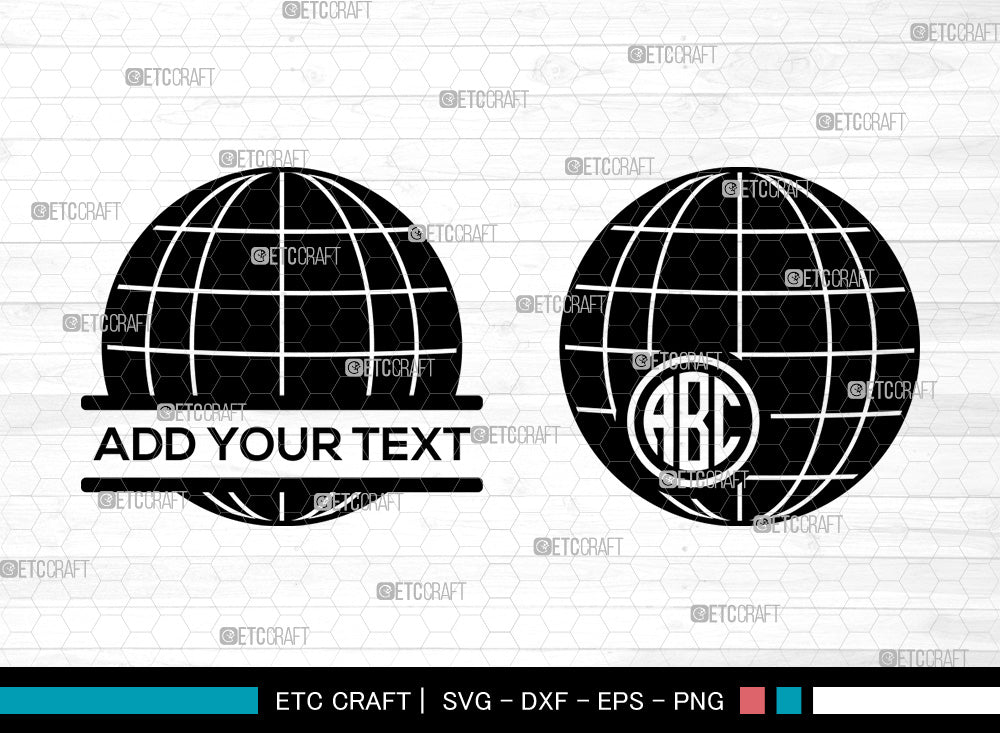 Earth Monogram SVG, Globe svg, World Globe Svg, World Svg, Universe Svg ...
