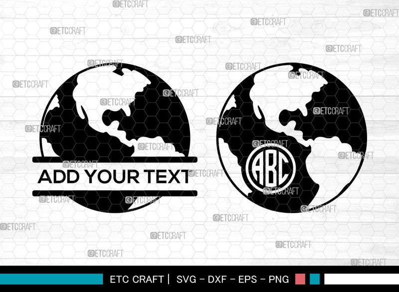 Earth Monogram SVG, Globe svg, World Globe Svg, World Svg, Universe Svg ...