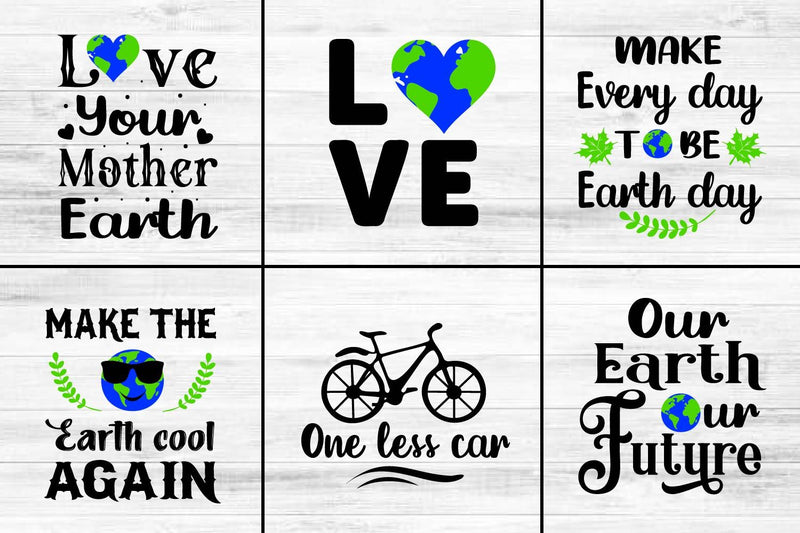 Earth svg bundle, Earth day svg cut file, Greenlife svgs - So Fontsy