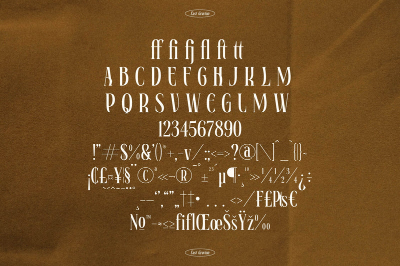 East Gravton Typeface - So Fontsy