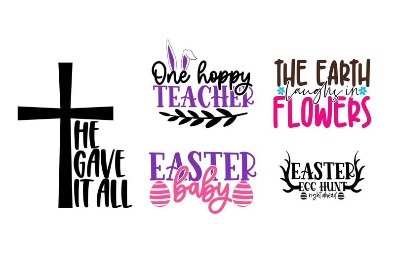 Easter and Spring Season SVG Design Bundle - So Fontsy