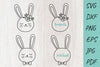 Easter Bunny Monogram SVG DXF, EPS, PNG - Easter bunny SVG - So Fontsy