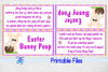 Easter Bunny Poop Bag Topper - So Fontsy