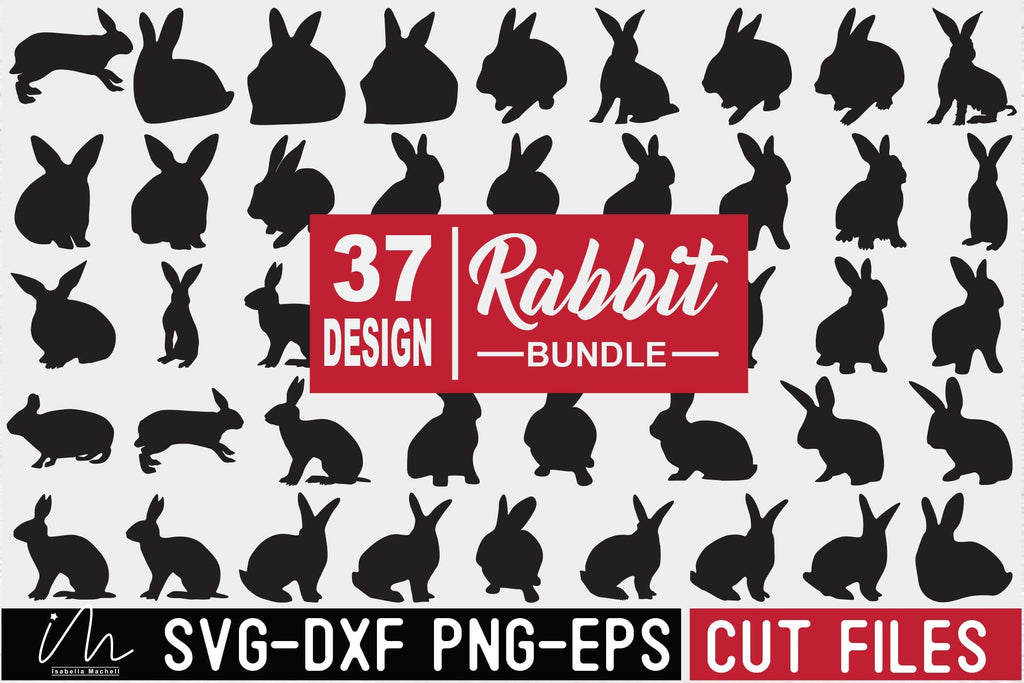 Easter Bunny Svg, Easter Svg, Rabbit Cut Files, Rabbit Svg, Rabbit clip ...