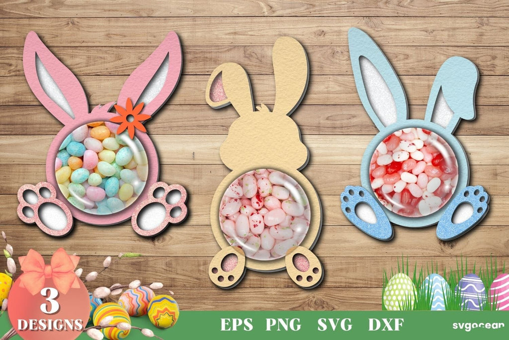 Easter Candy Dome SVG | Candy Holder - So Fontsy