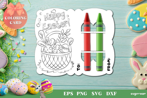 colouring card svg