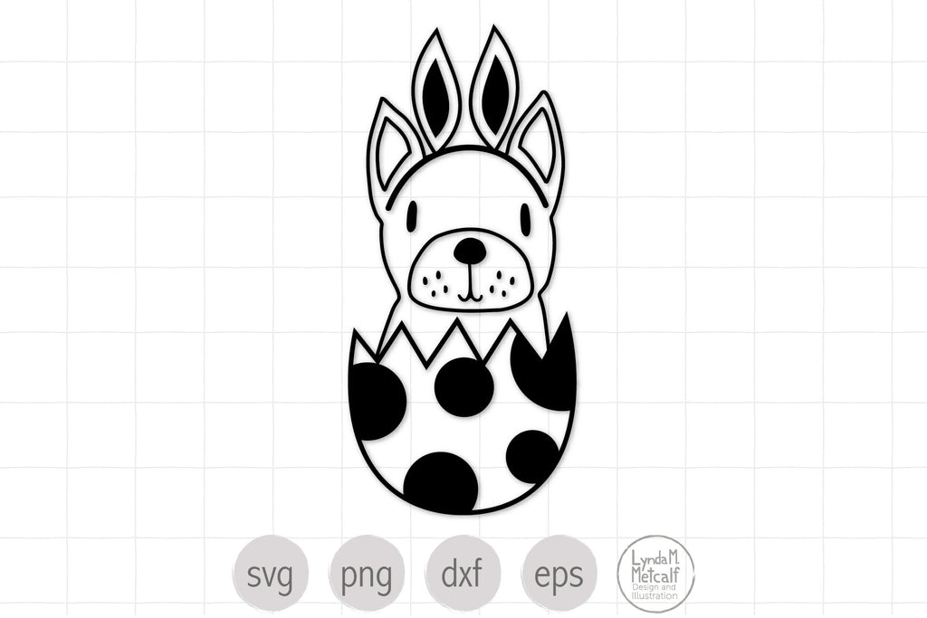 Easter Dog svg, Funny Easter svg, Easter svg for Kids - So Fontsy