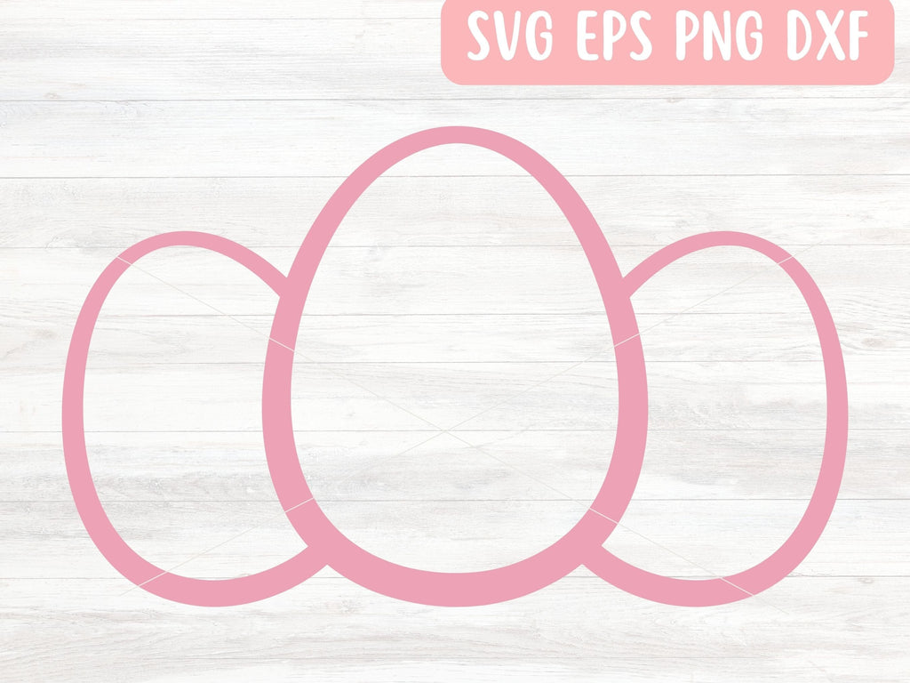 Easter Eggs SVG File for Cricut or Silhouette - So Fontsy