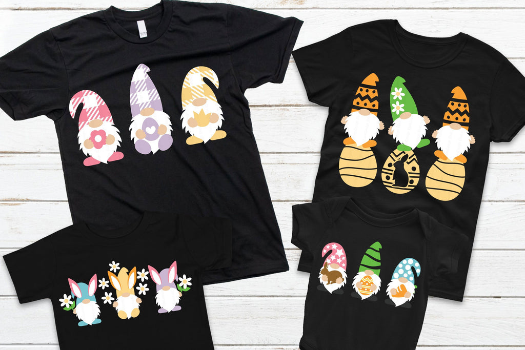 Easter Gnome Bundle - SVG, PNG, DXF, EPS - So Fontsy