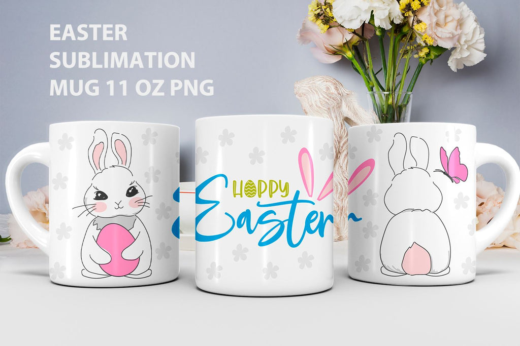 Easter mug wrap sublimation designs - So Fontsy