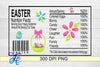 Easter Nutrition Label - So Fontsy