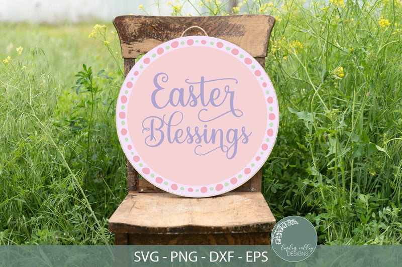 VOL 2 Easter Round Sign Bundle-Easter SVG Bundle - So Fontsy