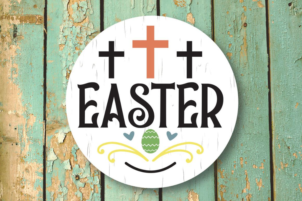 Easter Round Sign SVG Bundle - So Fontsy