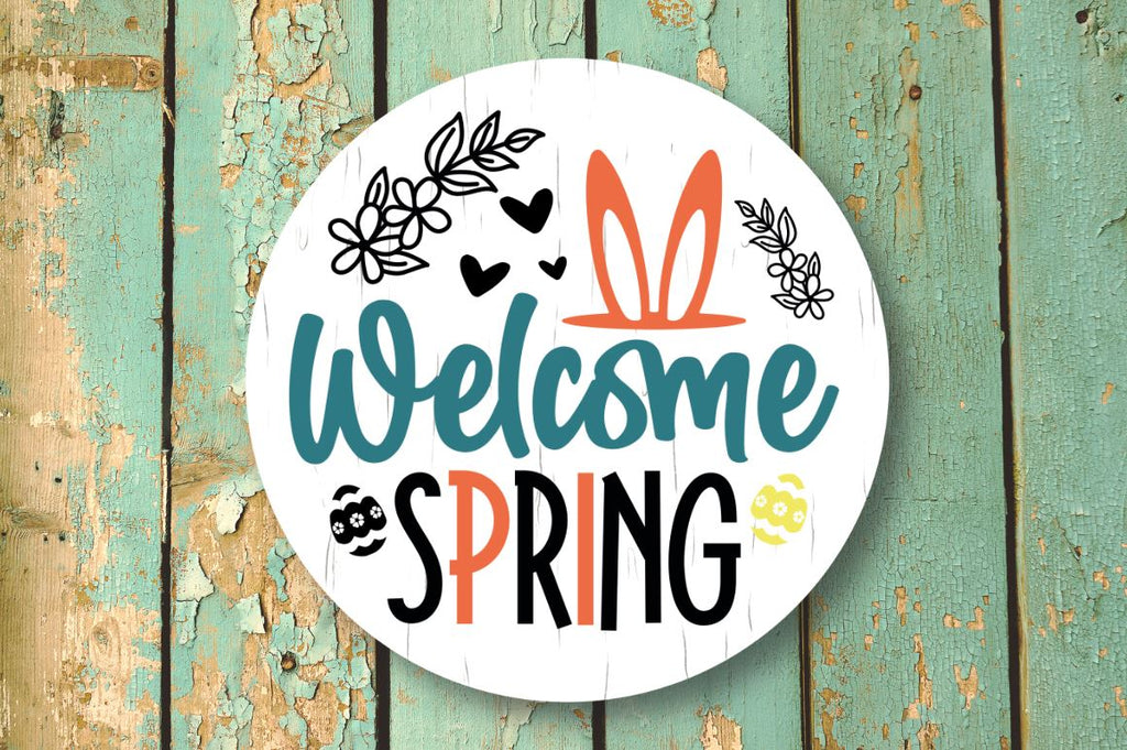 Easter Round Sign SVG Bundle - So Fontsy