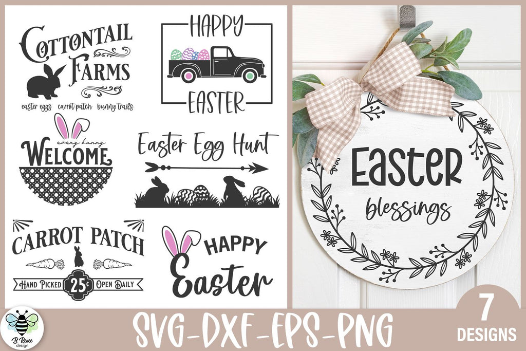 Easter Sign SVG Bundle - So Fontsy