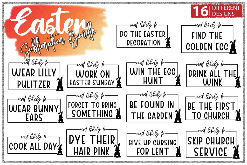 Easter Sublimation Bundle - So Fontsy