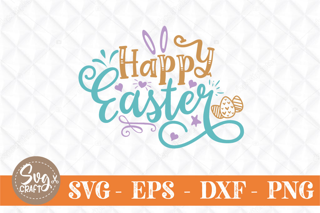 Easter SVG Bundle, Happy Easter Svg - So Fontsy