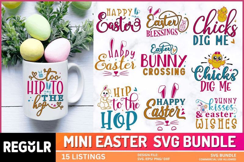 Easter SVG Bundle - So Fontsy