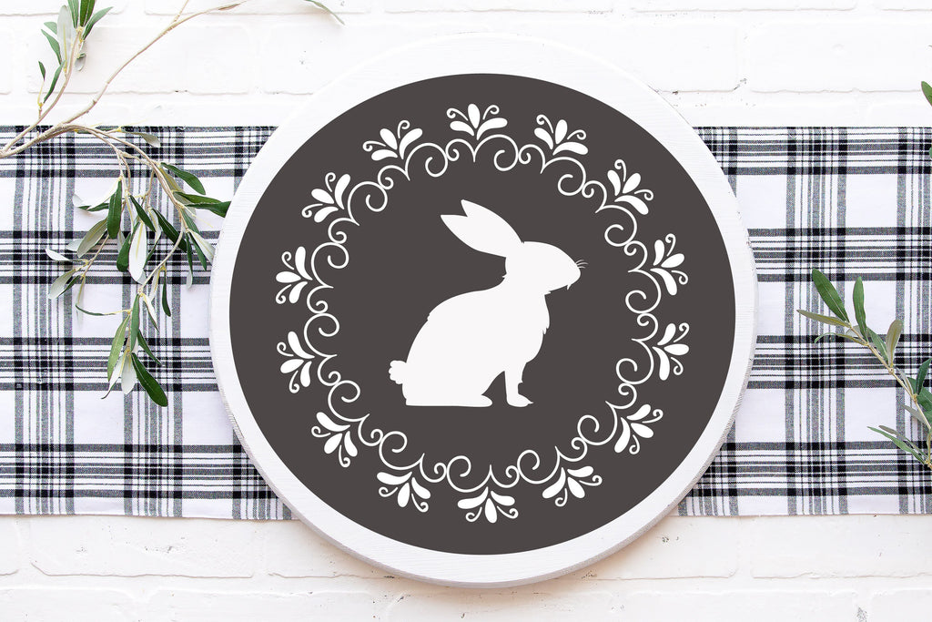 Easter SVG cut file , spring sign designs, Silhouette, Cricut bunny ...