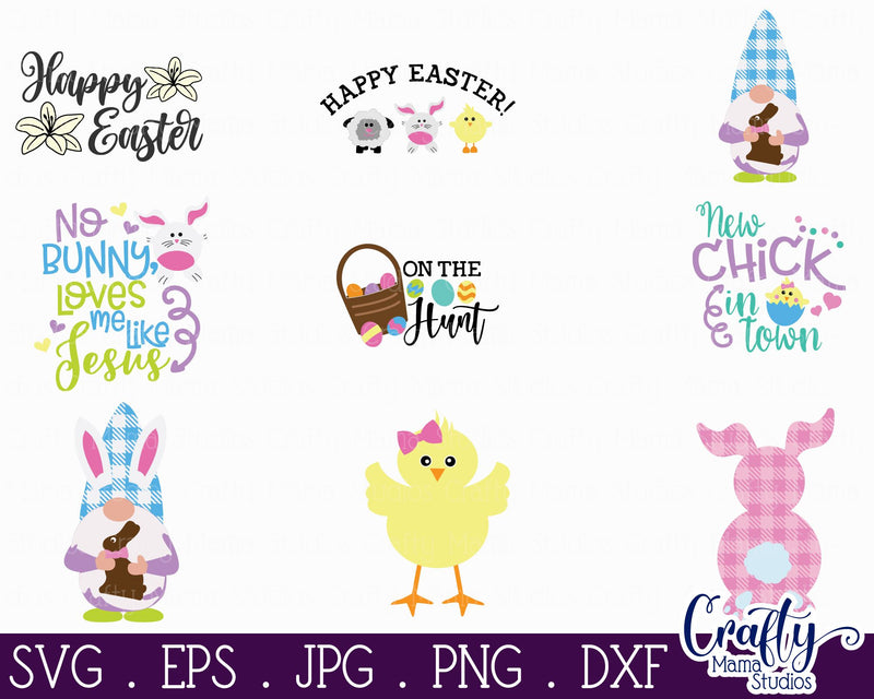 Easter Svg, Easter Bundle, Easter Bunny, Easter Mega Bundle - So Fontsy