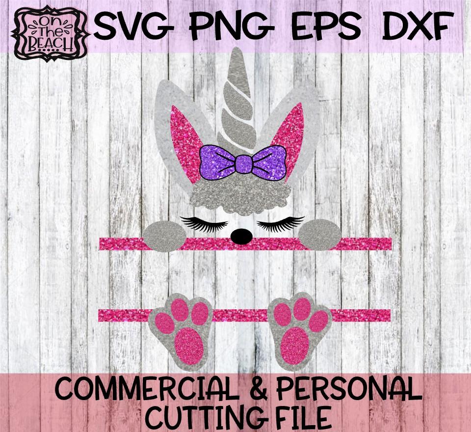 Easter Svg, Easter Bunny Svg, Easter Split Monogram Svg, - So Fontsy