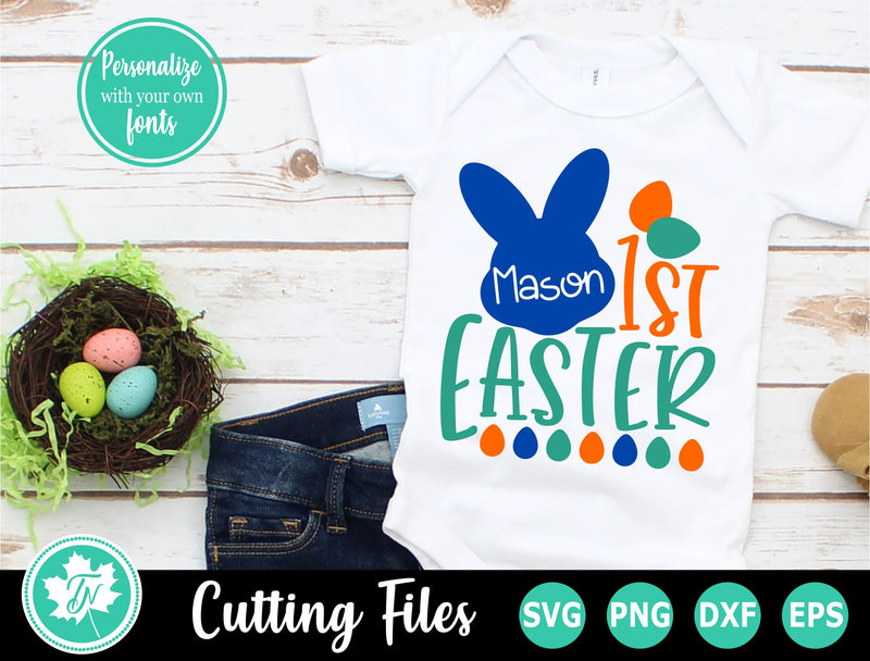 Easter SVG | My 1st Easter SVG | Boy Easter SVG - So Fontsy