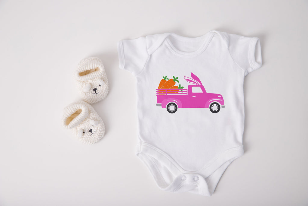 Easter Truck SVG Easter Cut File for Cricut, Vintage Pickup Easter Egg ...