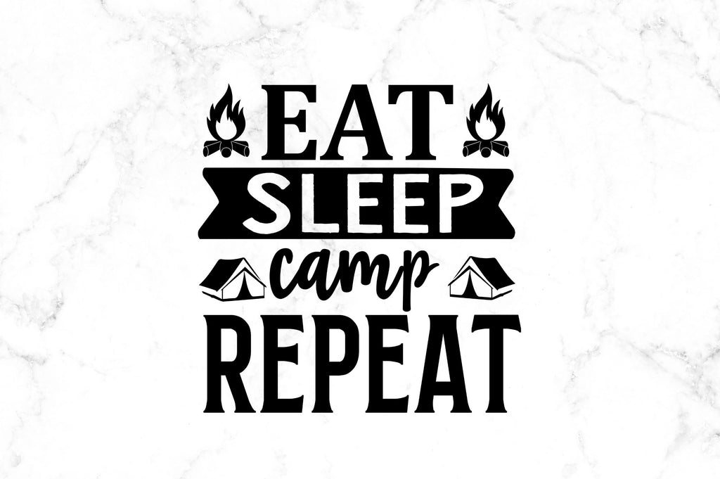 Eat sleep SVG - So Fontsy