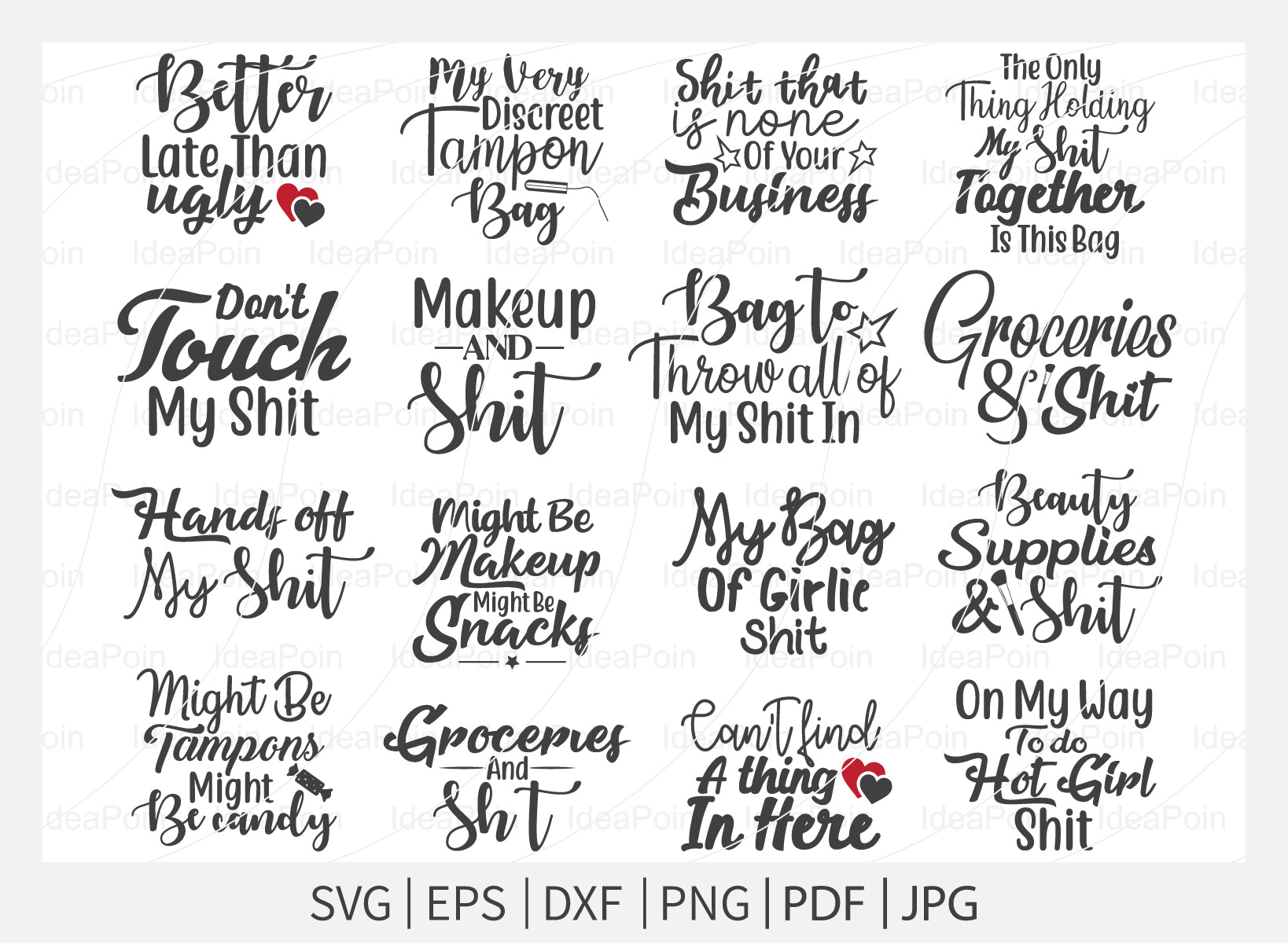 Edgy Zipper Tote Sayings Svg, Edgy zipper Svg, Tote Bag Svg Budle ...