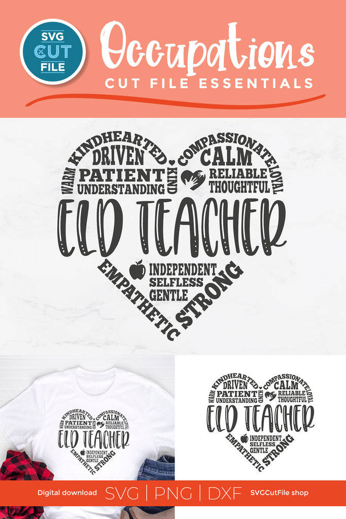 ELD Teacher svg, English Language Development teacher svg - So Fontsy