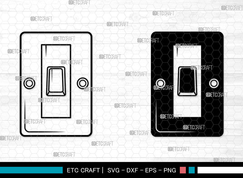 Electric Switch SVG, On And Off Switch Svg, Light Switches Svg, Switch ...